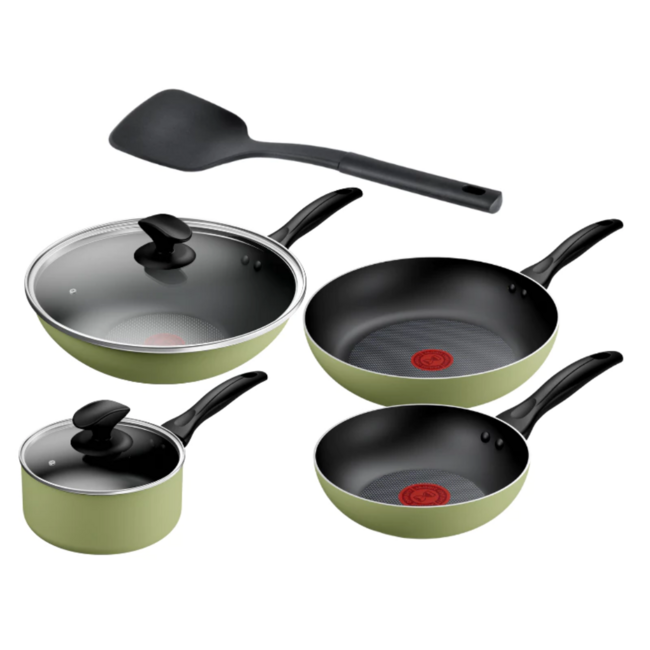 TEFAL,TEFAL B957S795,B957S795,TEFAL 7PCS MORINGA COOKWARE SETS,TEFAL ...