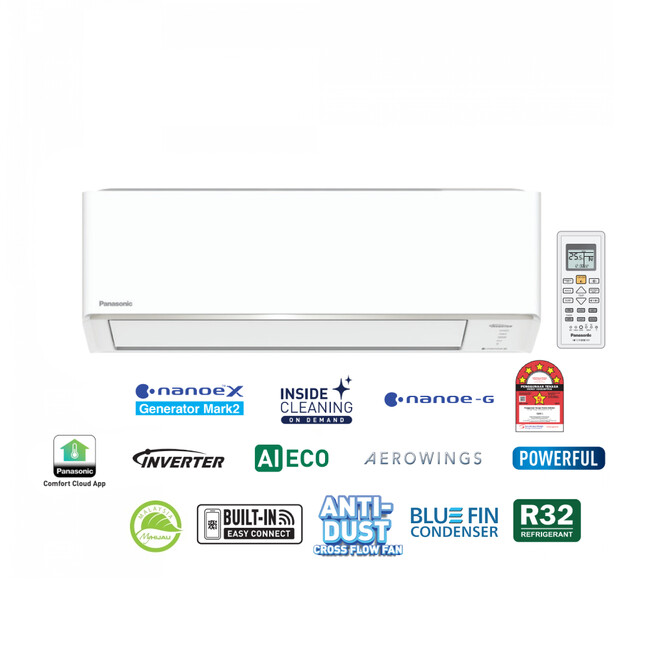 PANASONIC,AIR CONDITIONER,AIR COND,AIRCOND,R32 AIR CONDITIONER,CS ...