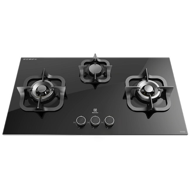 ELECTROLUX 90CM BUILT-IN GLASS HOB WITH 3 BURNER,EGT9239CK,ELECTROLUX ...