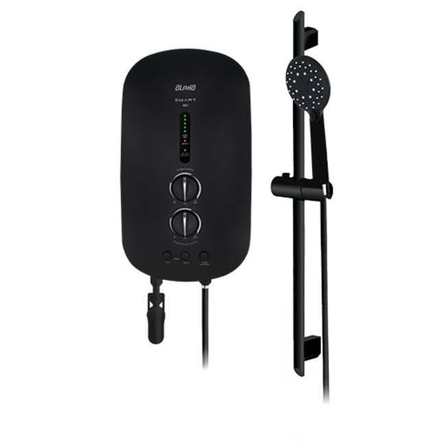 ALPHA 4.5kW WATER HEATER WITH DC PUMP - MATT BLACK | SMART18I-SP-MATT BLACK