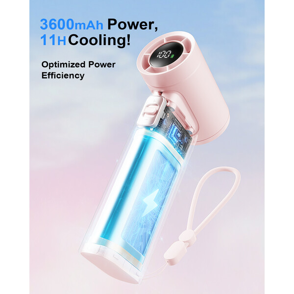 SOTHING TURBO HANDHELD FAN ENGINE SLIM - WHITE | DSHJ-S-2422B-WHITE