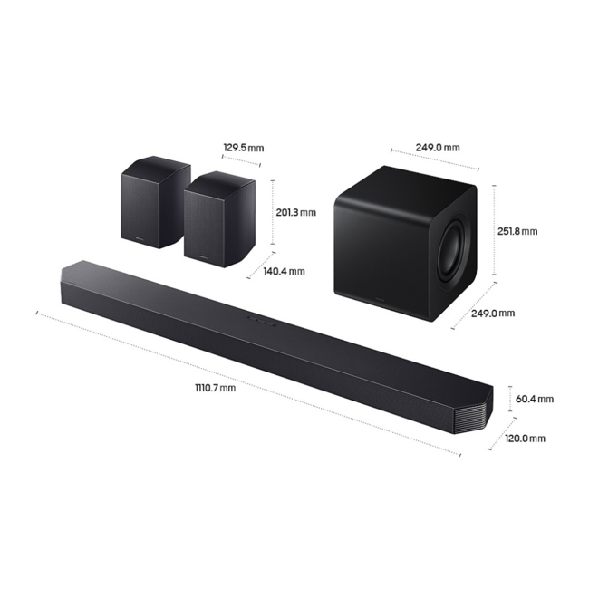 [Kick Off] SAMSUNG Q-SERIES SOUNDBAR 9.1.4CH WITH SUBWOOFER & REAR ...
